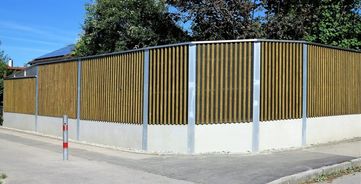 hochabsorbierende Wand